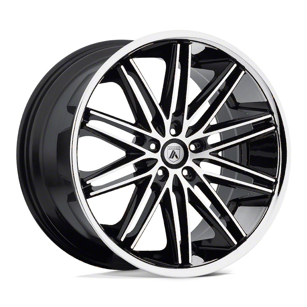 Asanti Jeep Wrangler Pollux Machined Face with Stainless Steel Lip ...