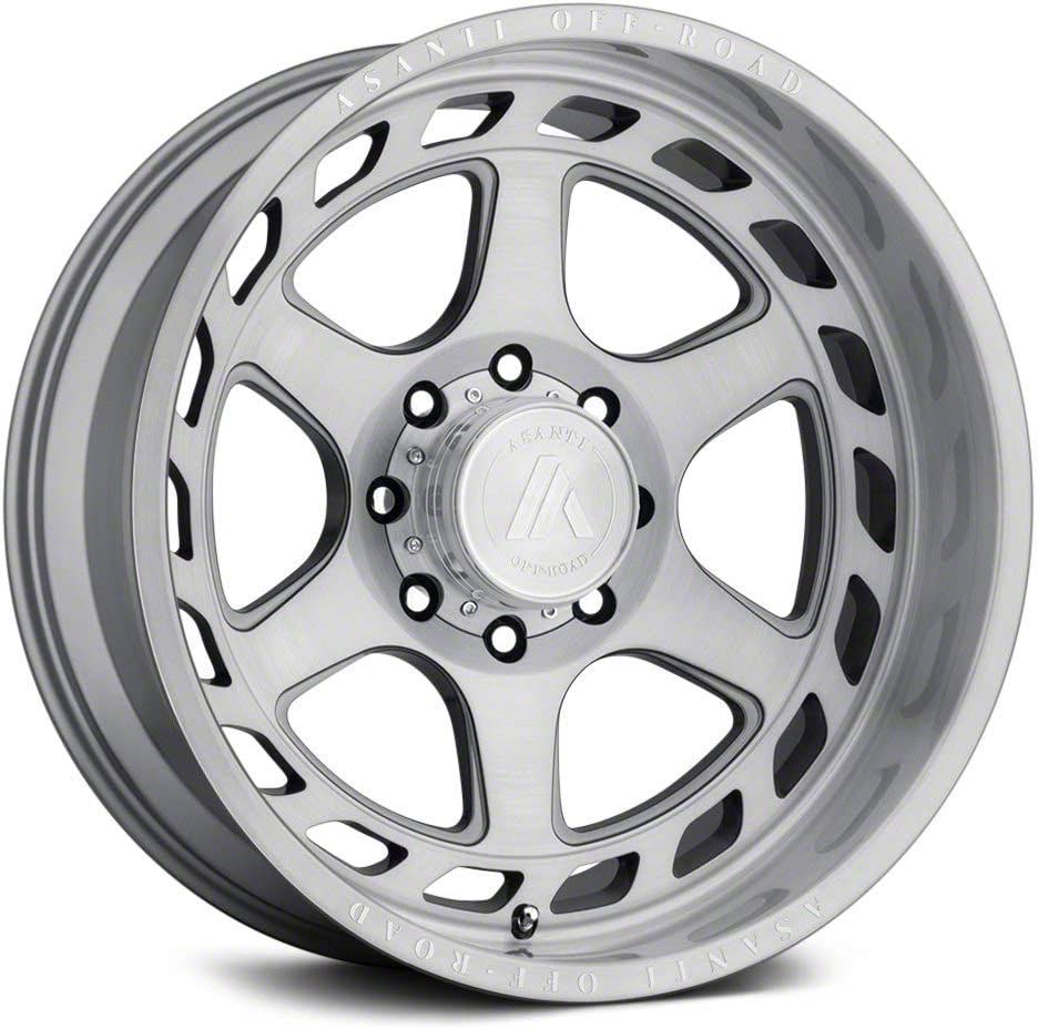 Asanti Tacoma Anvil Titanium Brushed 6-Lug Wheel; 20x9; 18mm Offset ...