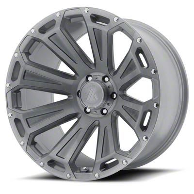 Asanti Titan Cleaver Titanium Brushed 6-Lug Wheel; 20x12; -40mm Offset ...