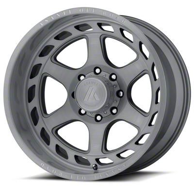 Asanti Tundra Anvil Titanium Brushed 6-Lug Wheel; 20x12; -44mm Offset ...