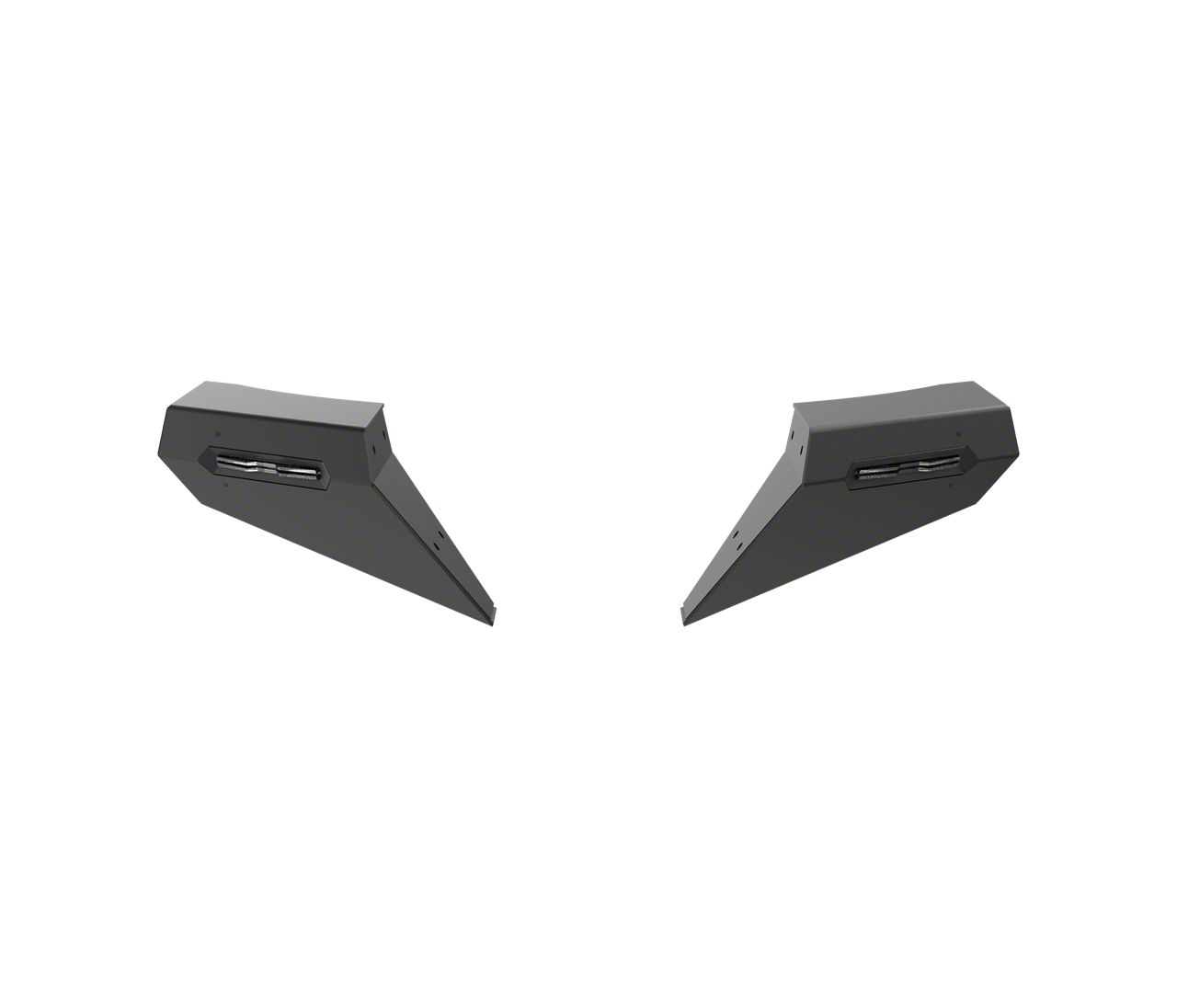 Attica 4x4 Bronco Terra Series Modular Front Bumper Wings; Textured ...