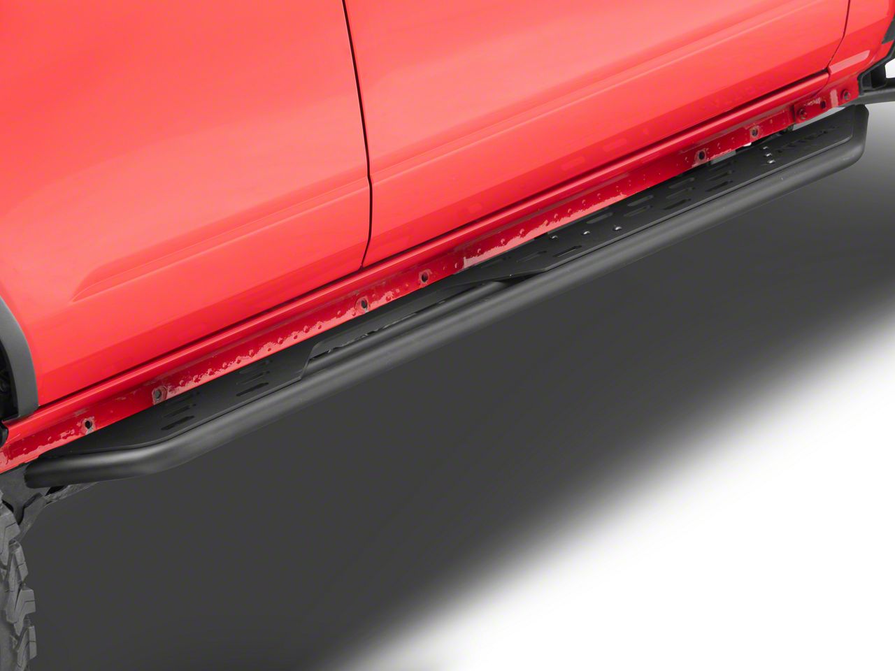 Attica 4x4 Bronco Terra Series Side Step Bars; Textured Black ...