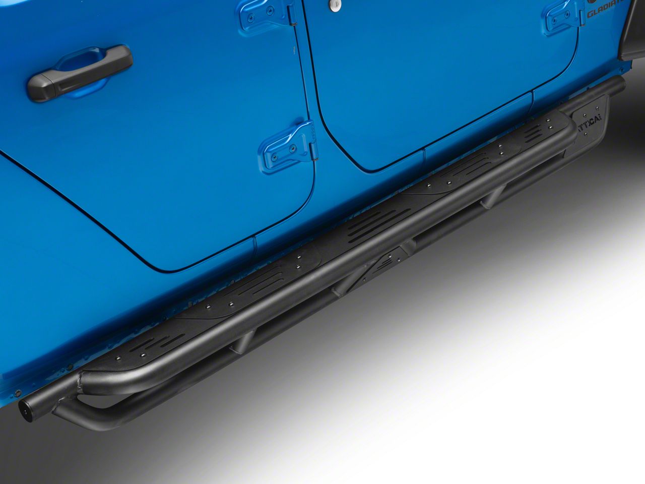 Attica 4x4 Jeep Gladiator Frontier Series Side Step Bars; Textured ...