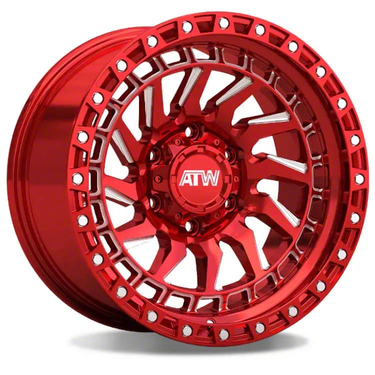 ATW Off-Road Wheels Toyota 4-Runner Culebra Candy Red with Milled ...