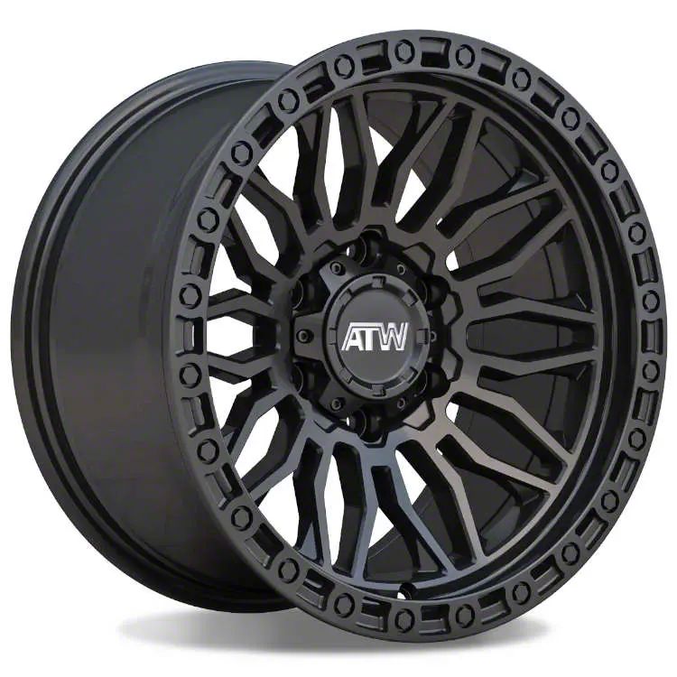 ATW Off-Road Wheels Toyota 4-Runner Nile All Satin Black 6-Lug Wheel ...