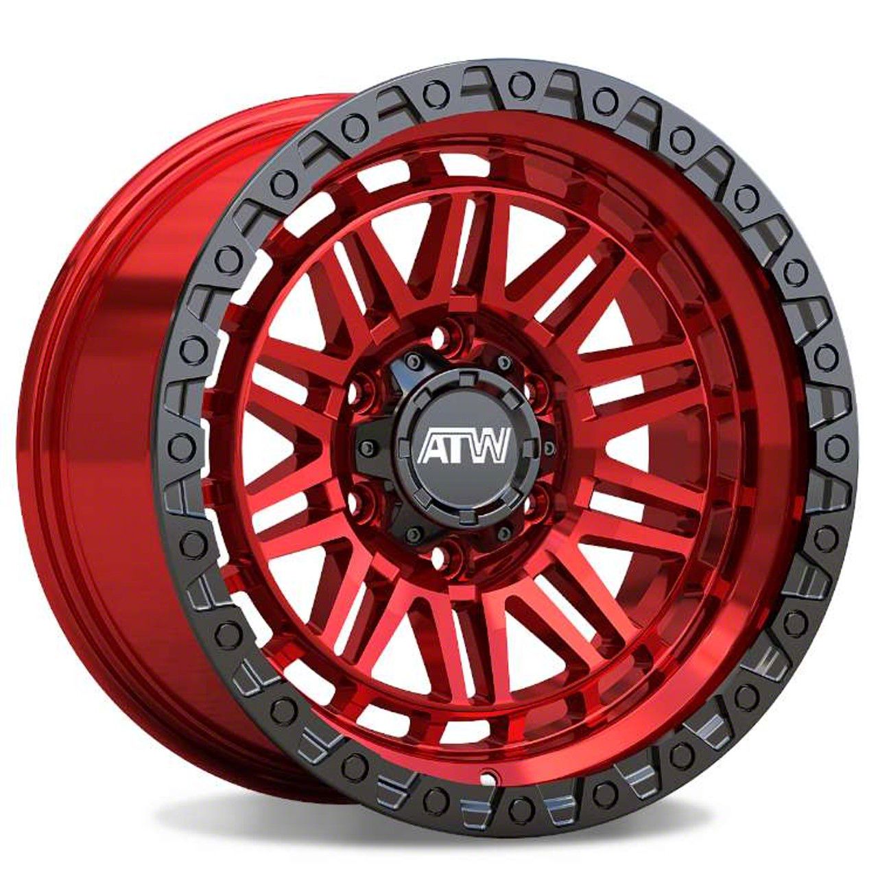 ATW Off-Road Wheels Toyota 4-Runner Yukon Candy Red 6-Lug Wheel; 17x9 ...