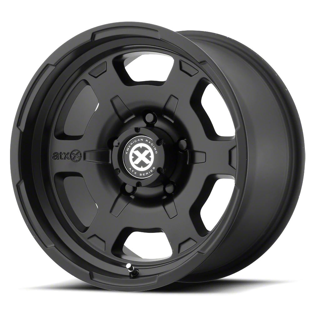 ATX Series Toyota 4-Runner Chamber II Satin Black 6-Lug Wheel; 17x9 ...
