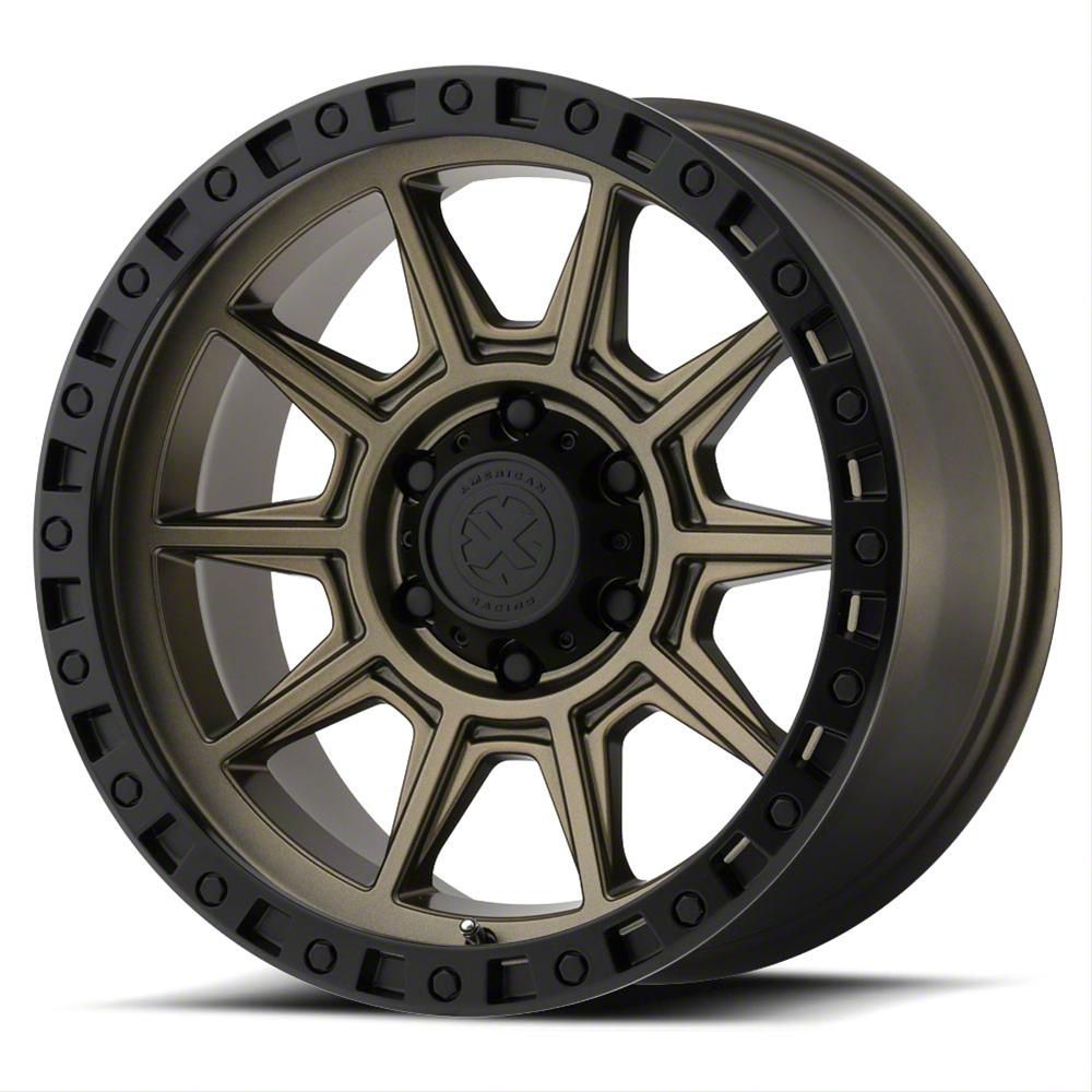 ATX Series Toyota 4-Runner AX202 Matte Bronze with Black Lip 6-Lug ...