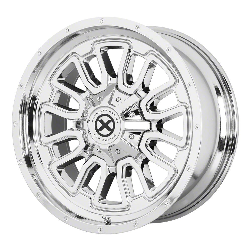 ATX Series Jeep Wrangler AX203 PVD Chrome Wheel; 20x9; 18mm Offset ...