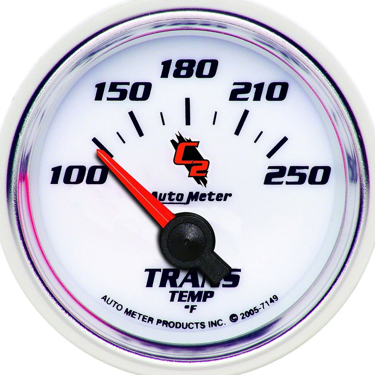Auto Meter Bronco C2 Series 2-1/16-Inch Transmission Temperature; 100 ...