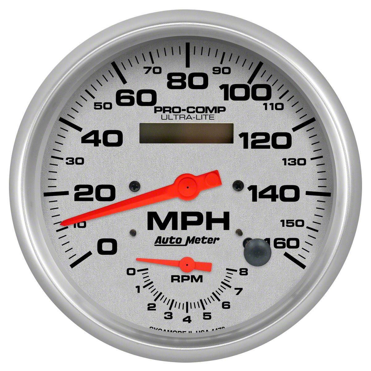 Auto Meter Bronco Ultra-Lite Series 5-Inch Tachometer/Speedometer Combo ...