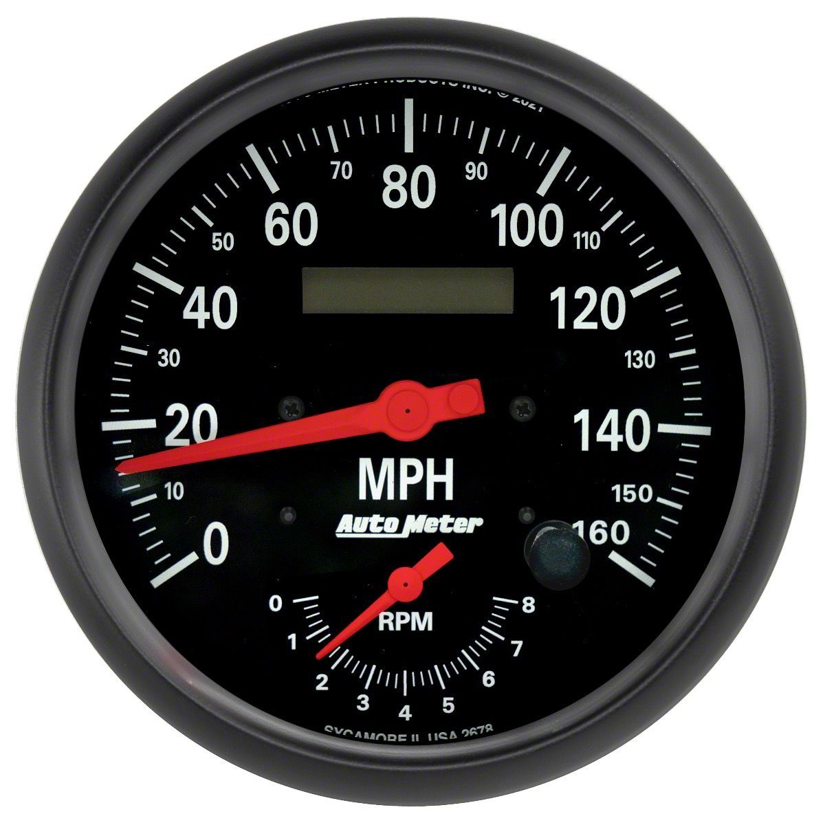 Auto Meter Bronco Z-Series 5-Inch Tachometer/Speedometer Combo; 8K RPM ...
