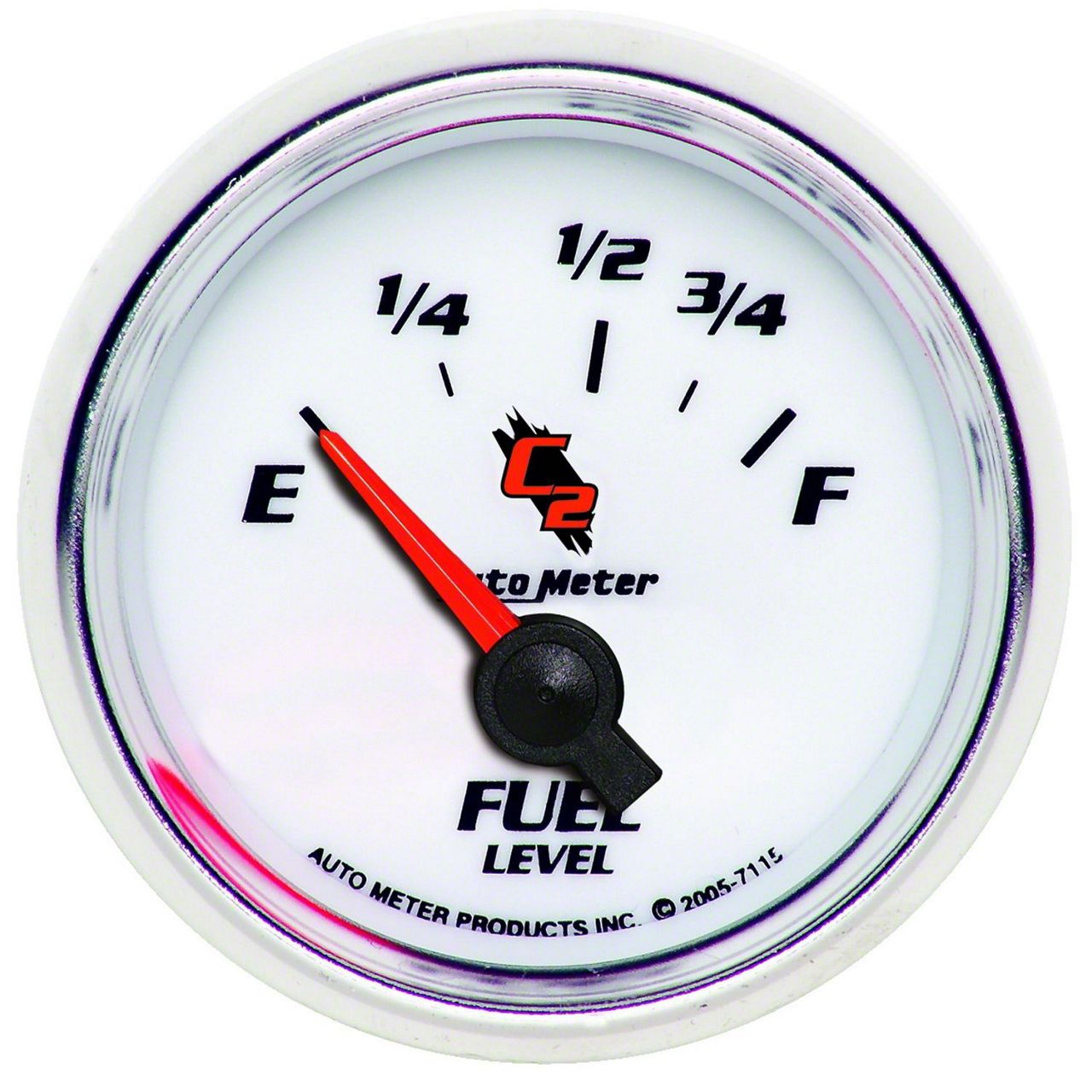Auto Meter Jeep Wrangler C2 Series 2-1/16-Inch Fuel Level Gauge; 73 ohm ...
