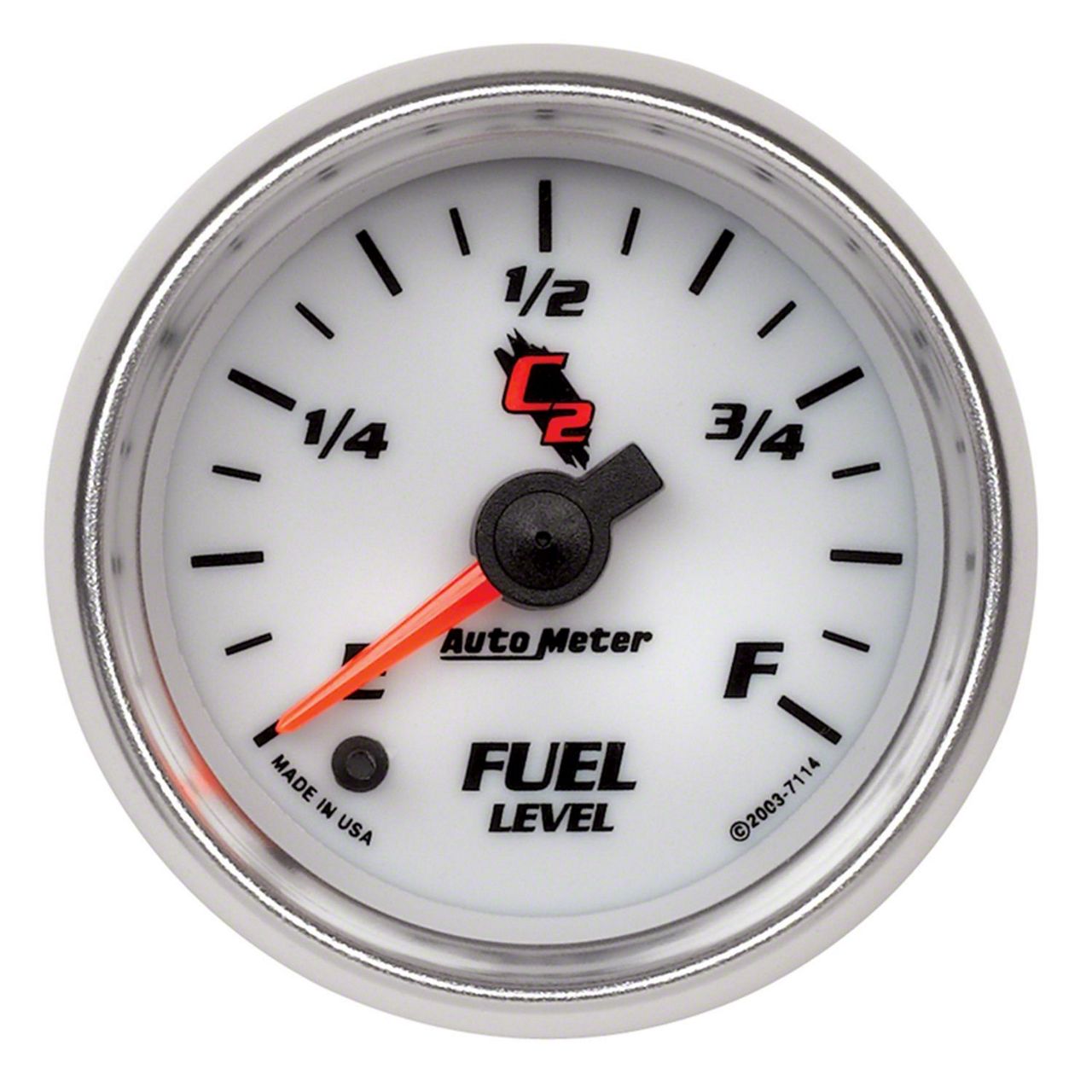Auto Meter Jeep Wrangler C2 Series 2-1/16-Inch Programmable Fuel Level ...