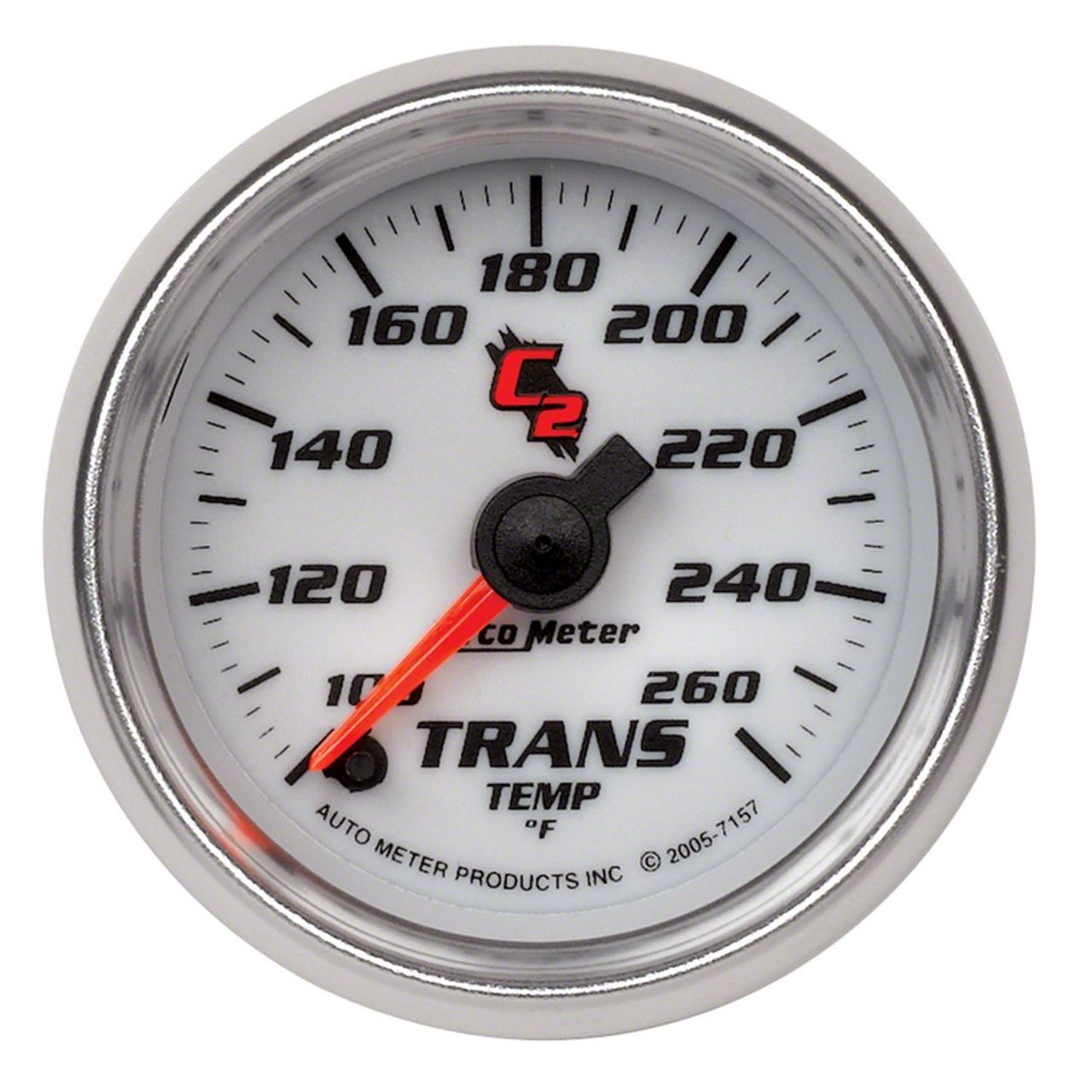 Auto Meter Jeep Wrangler C2 Series 2-1/16-Inch Transmission Temperature ...