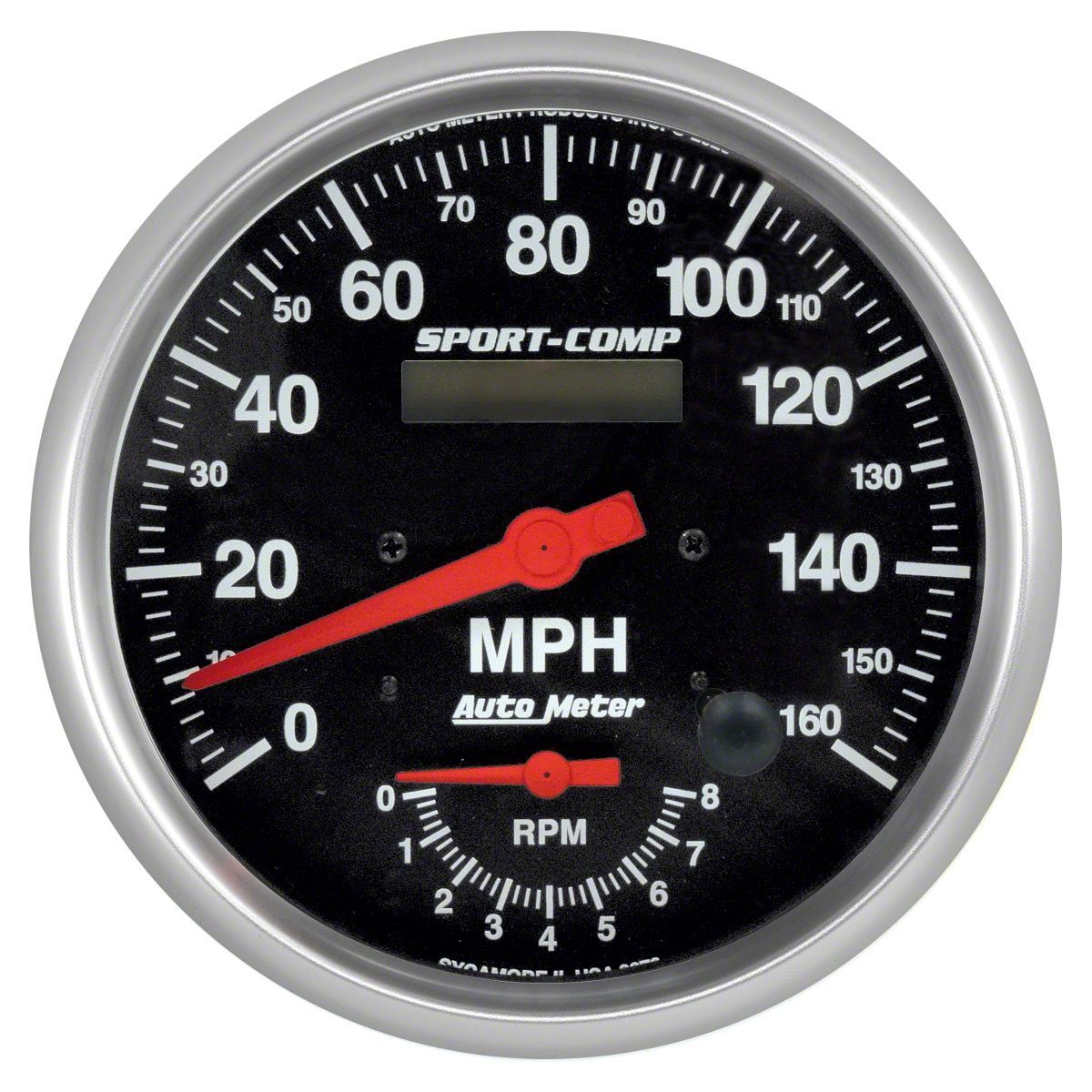 Auto Meter Jeep Wrangler Sport-Comp Series 5-Inch Tachometer ...