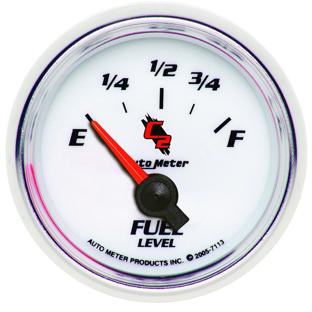 Auto Meter Tundra C2 Series 2-1/16-Inch Fuel Level Gauge; 0 ohm Empty ...