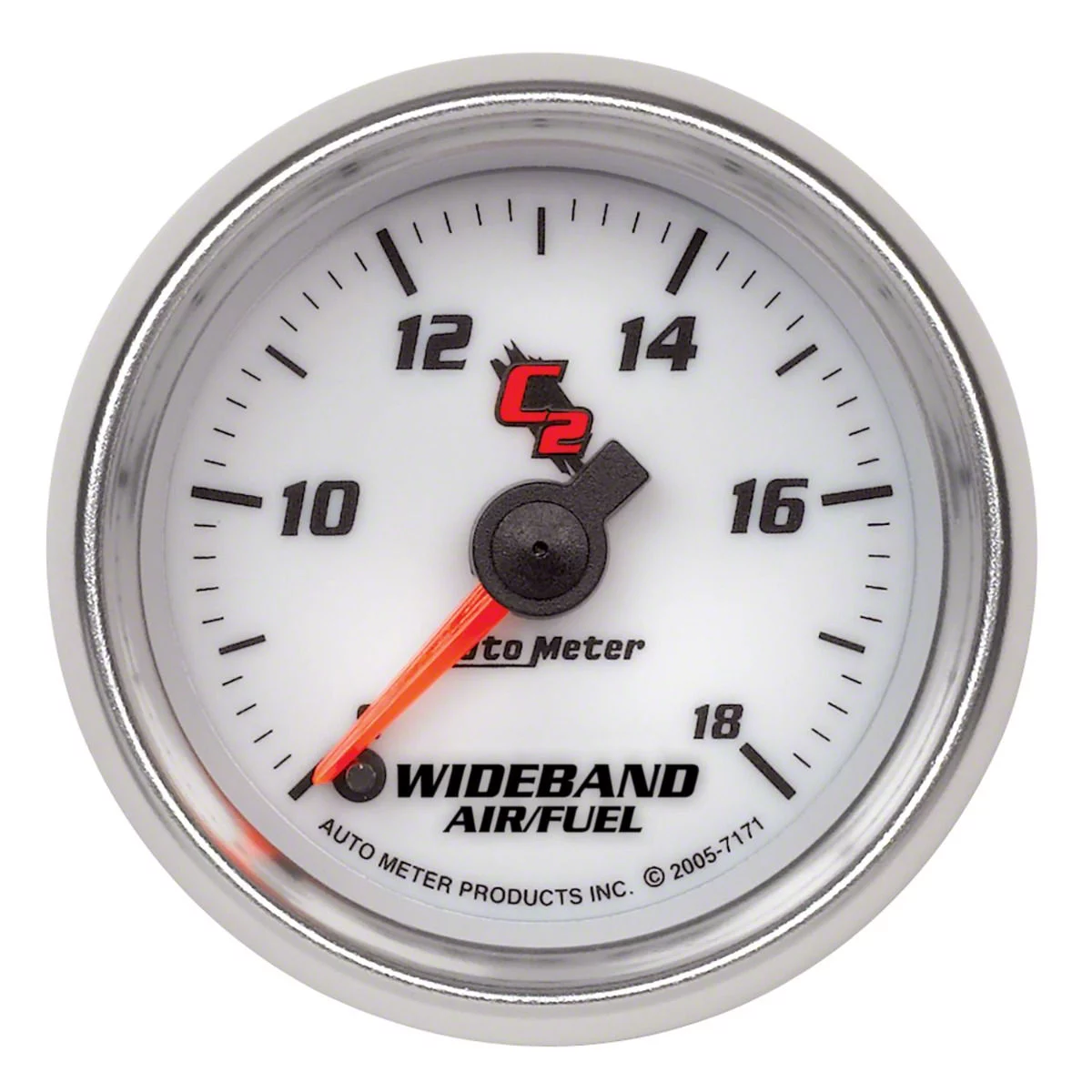 Auto Meter Tundra C2 Series 2-1/16-Inch Wideband Air/Fuel Ratio Gauge ...
