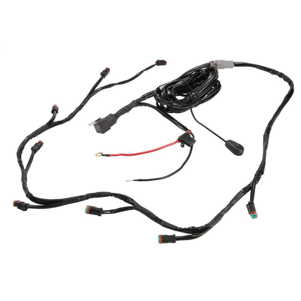 Auxbeam Tundra 8-LED Pod Light Power Wiring Harness Kit with 2-Pin DT ...