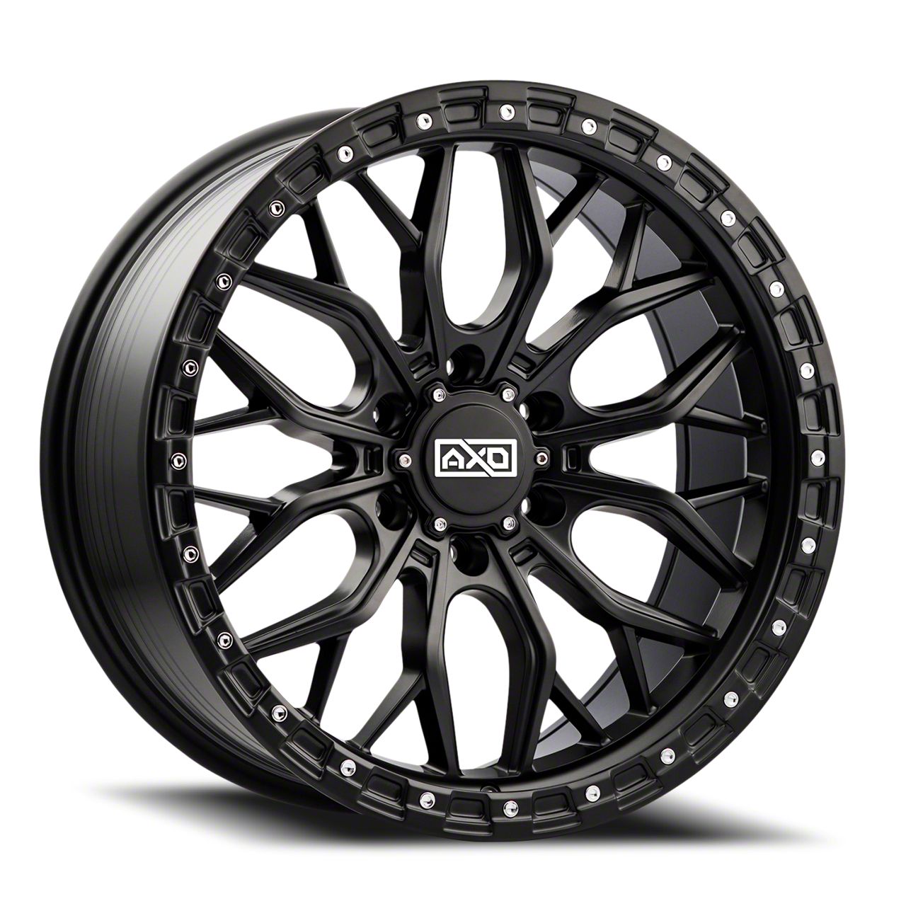 AXD Offroad Titan AS1 Satin Black 6-Lug Wheel; 20x9; 0mm Offset ...