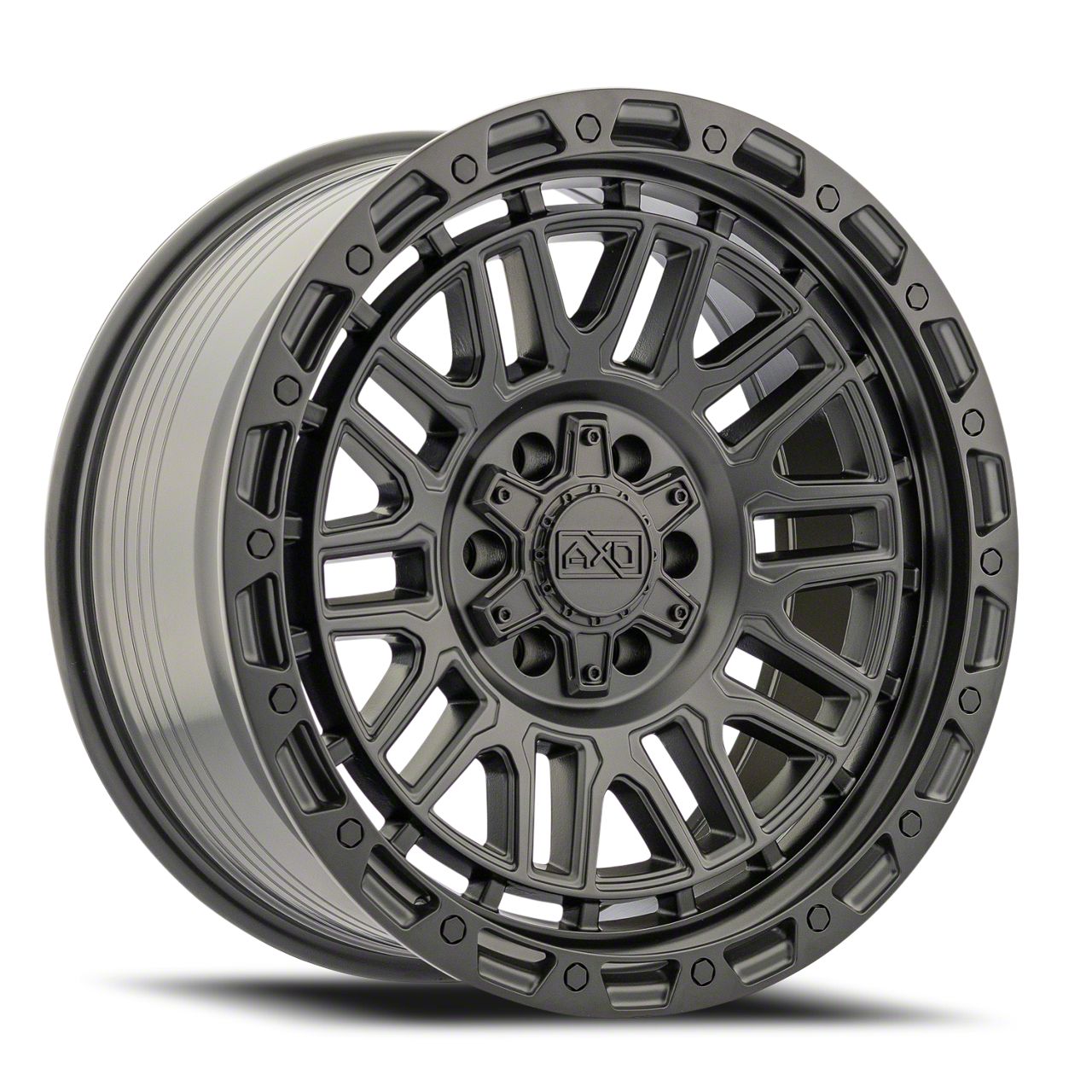 AXD Offroad Titan AS6 Satin Black 6-Lug Wheel; 18x9; 0mm Offset ...