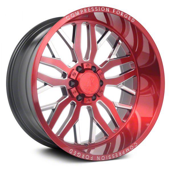 Axe Wheels Jeep Wrangler Ax1 2 Candy Red Wheel 22x12 44mm Offset