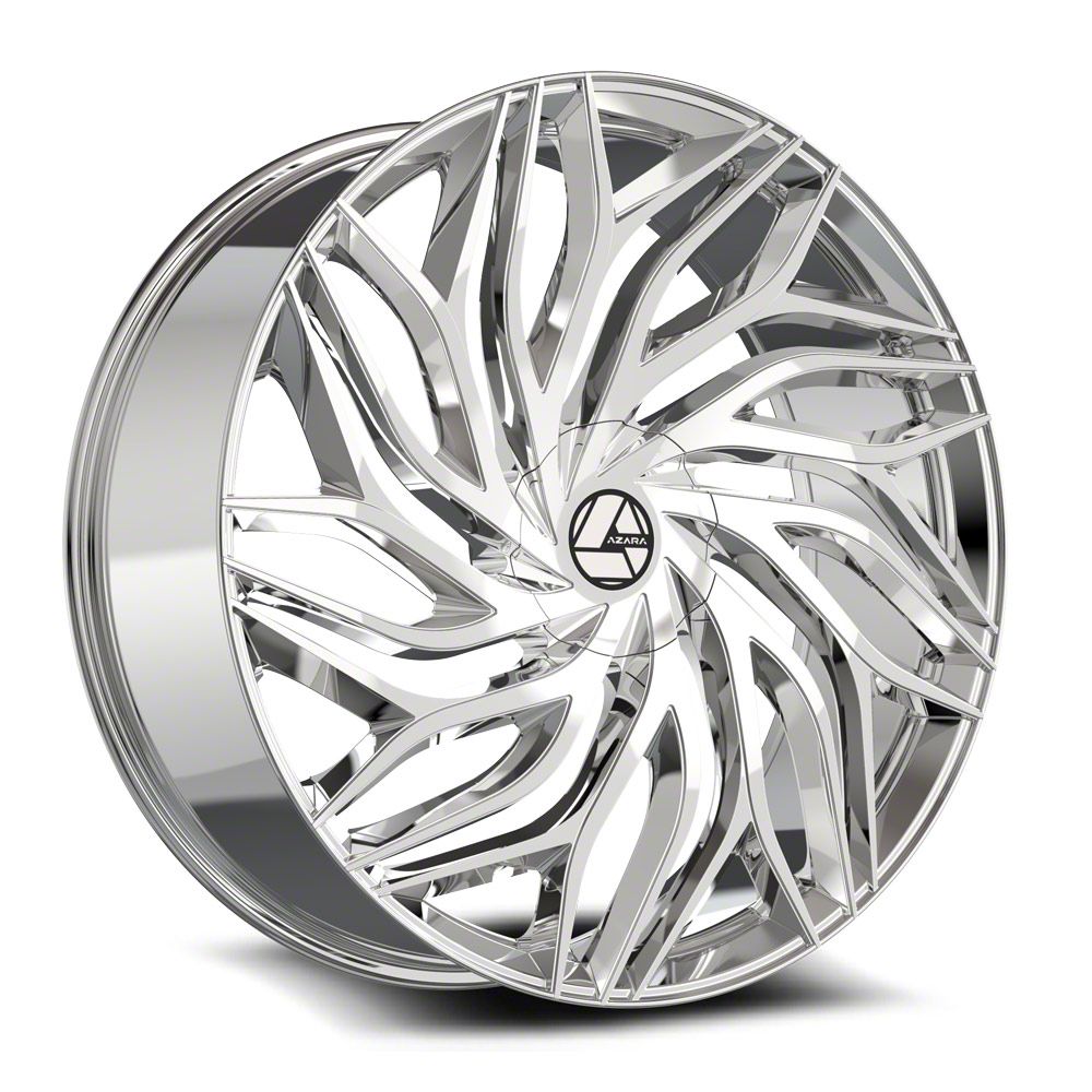 Azara Bronco AZA-537 Nano Chrome 6-Lug Wheel; 26x9.5; 22mm Offset AZA ...