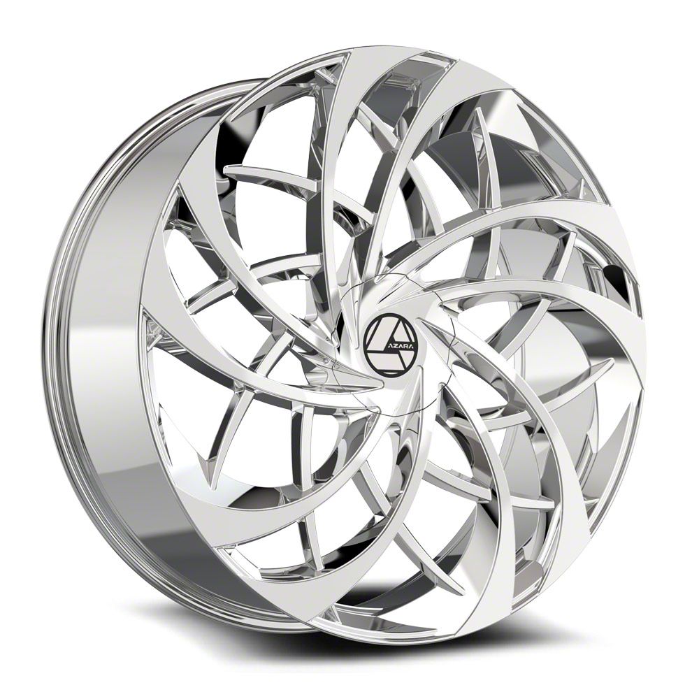 Azara Bronco AZA-540 Chrome 6-Lug Wheel; 28x9.5; 22mm Offset AZA ...