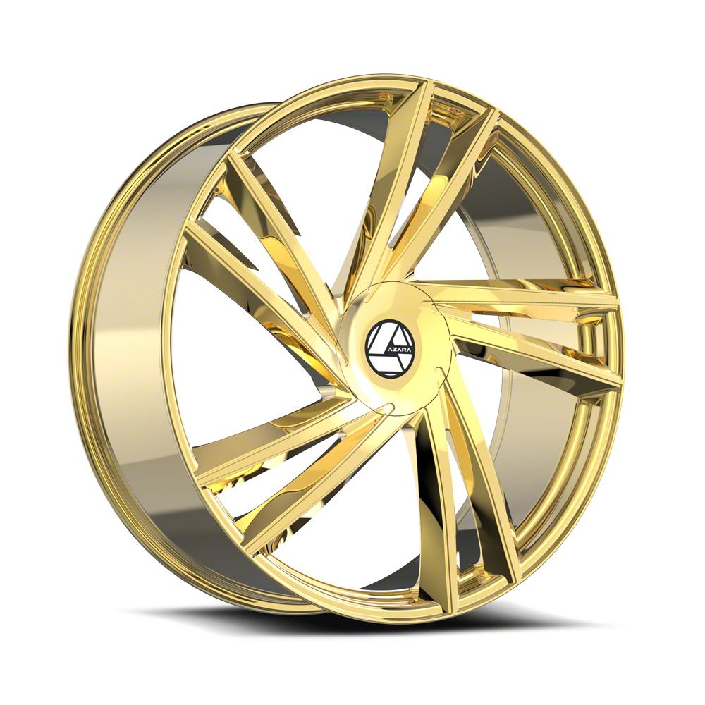 Azara Jeep Cherokee AZA-529 Gold Wheel; 22x8.5; 38mm Offset AZA ...