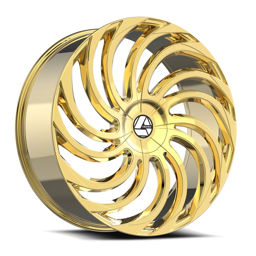 Azara Jeep Grand Cherokee AZA-534 Gold Wheel; 22x8.5; 38mm Offset AZA ...