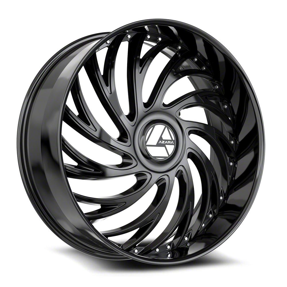 Azara Jeep Wrangler AZX-101 Gloss Black Wheel; 18x8; 35mm Offset AZX ...