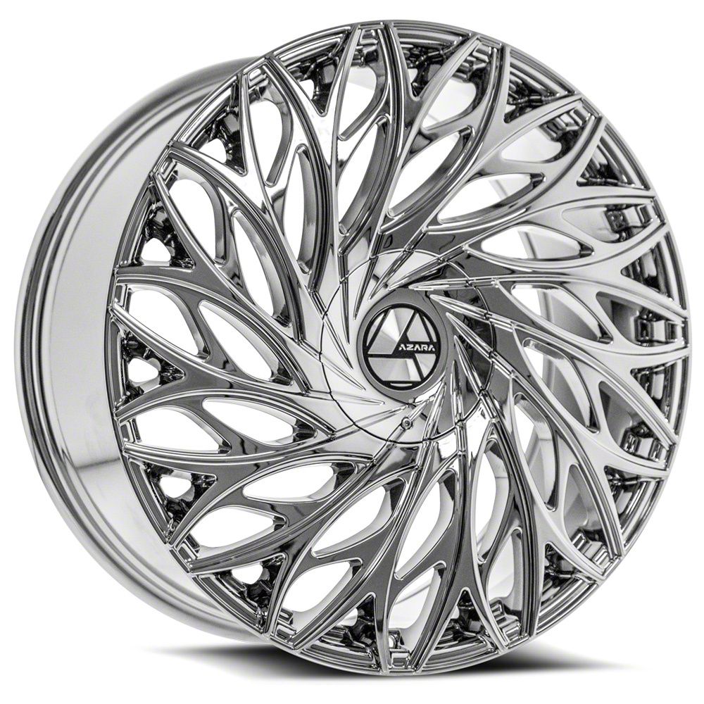 Azara Tacoma AZA-525 Nano Chrome 5-Lug Wheel; 18x8; 35mm Offset AZA ...