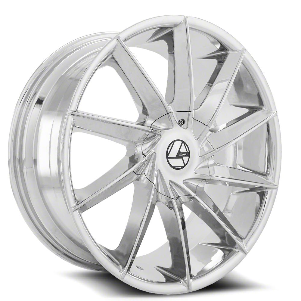 Azara Titan AZA-506 Chrome 6-Lug Wheel; 24x9; 25mm Offset AZA ...
