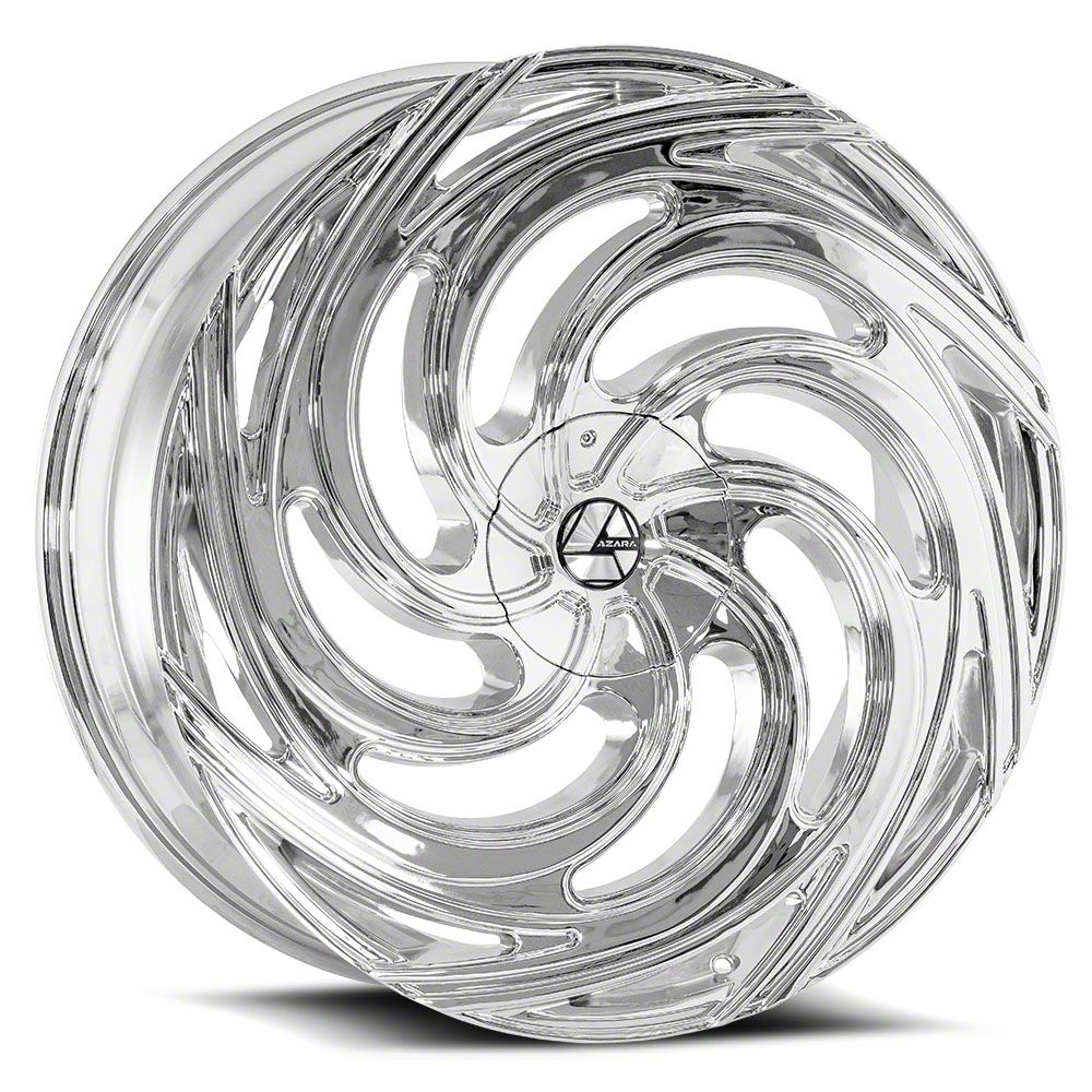 Azara Titan AZA-519 Nano Chrome 6-Lug Wheel; 22x9.5; 25mm Offset AZA ...
