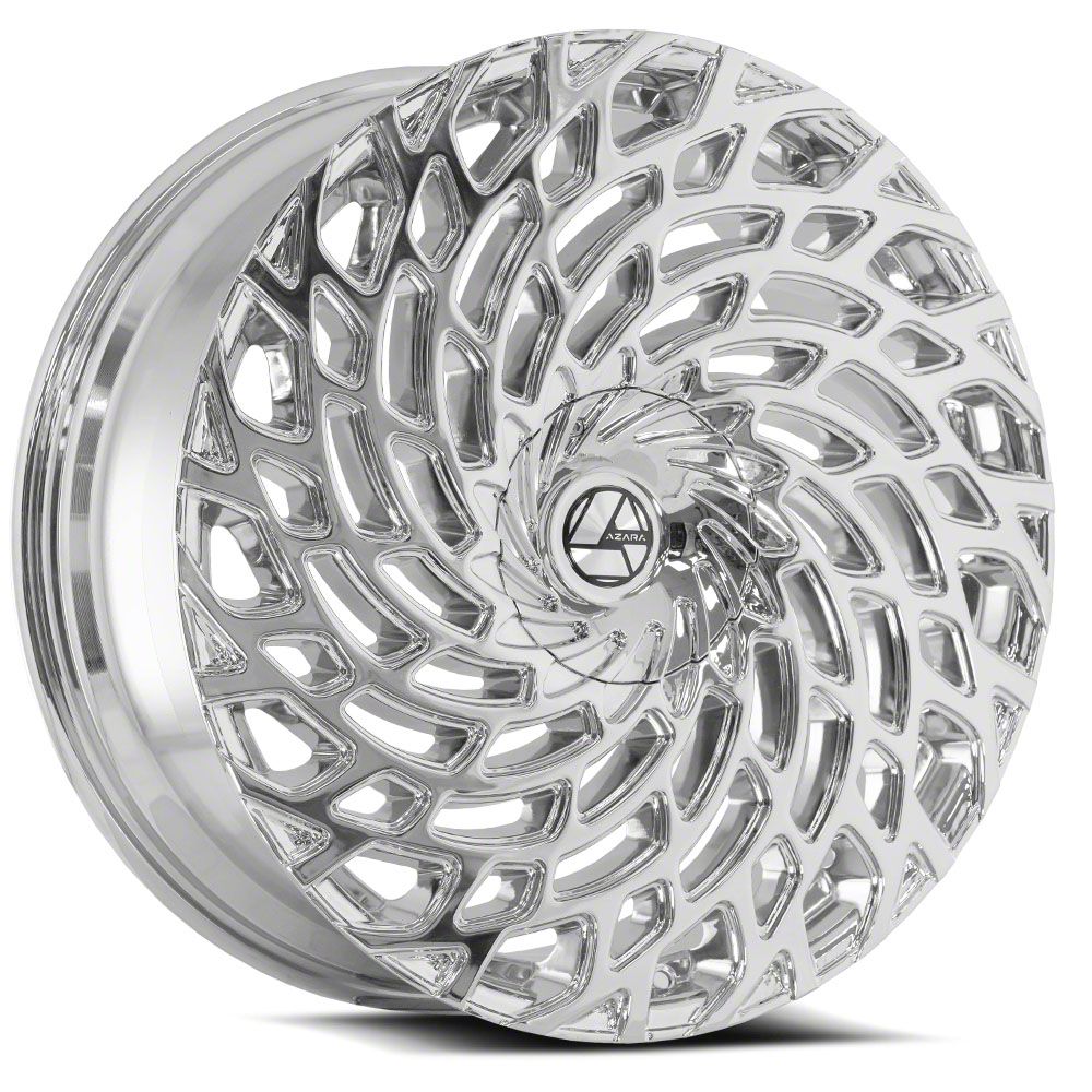 Azara Titan AZA-523 Chrome 6-Lug Wheel; 30x9.5; 25mm Offset AZA ...