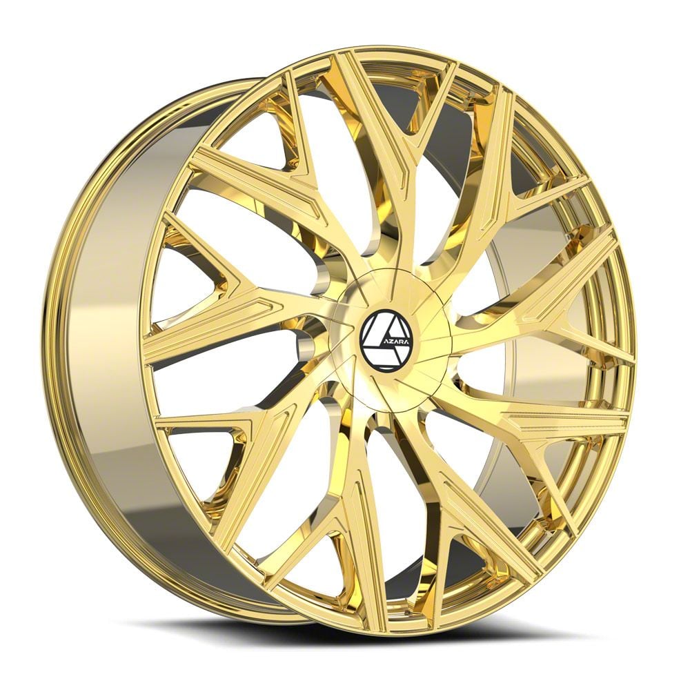 Azara Titan AZA-527 Gold 6-Lug Wheel; 22x9.5; 25mm Offset AZA ...