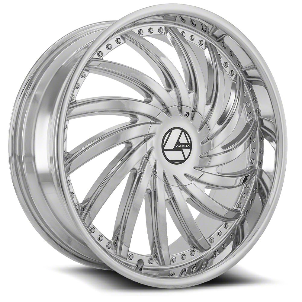 Azara Titan XD AZA-508 Chrome 6-Lug Wheel; 28x9.5; 25mm Offset AZA ...