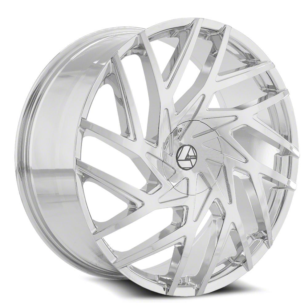 Azara Titan XD AZA-518 Nano Chrome 6-Lug Wheel; 24x9; 25mm Offset AZA ...