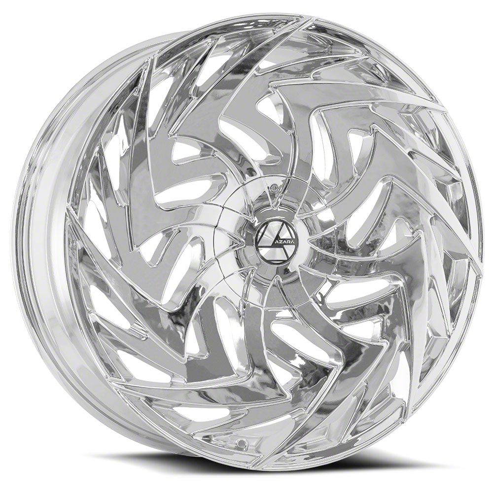 Azara Titan XD AZA-520 Chrome 6-Lug Wheel; 24x9; 25mm Offset AZA ...