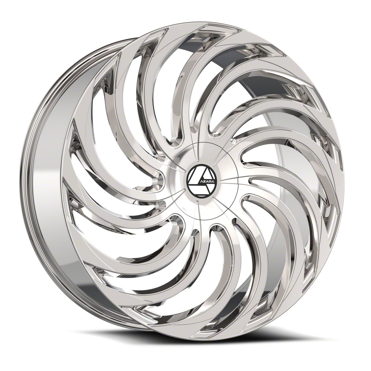 Azara Titan XD AZA-534 Nano Chrome 6-Lug Wheel; 22x9.5; 25mm Offset AZA ...