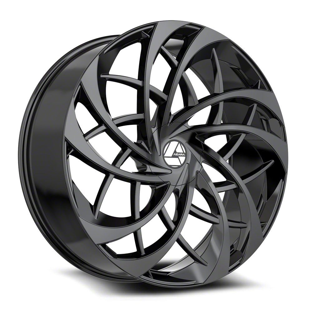 Azara Titan XD AZA-540 Gloss Black 6-Lug Wheel; 28x9.5; 22mm Offset AZA ...