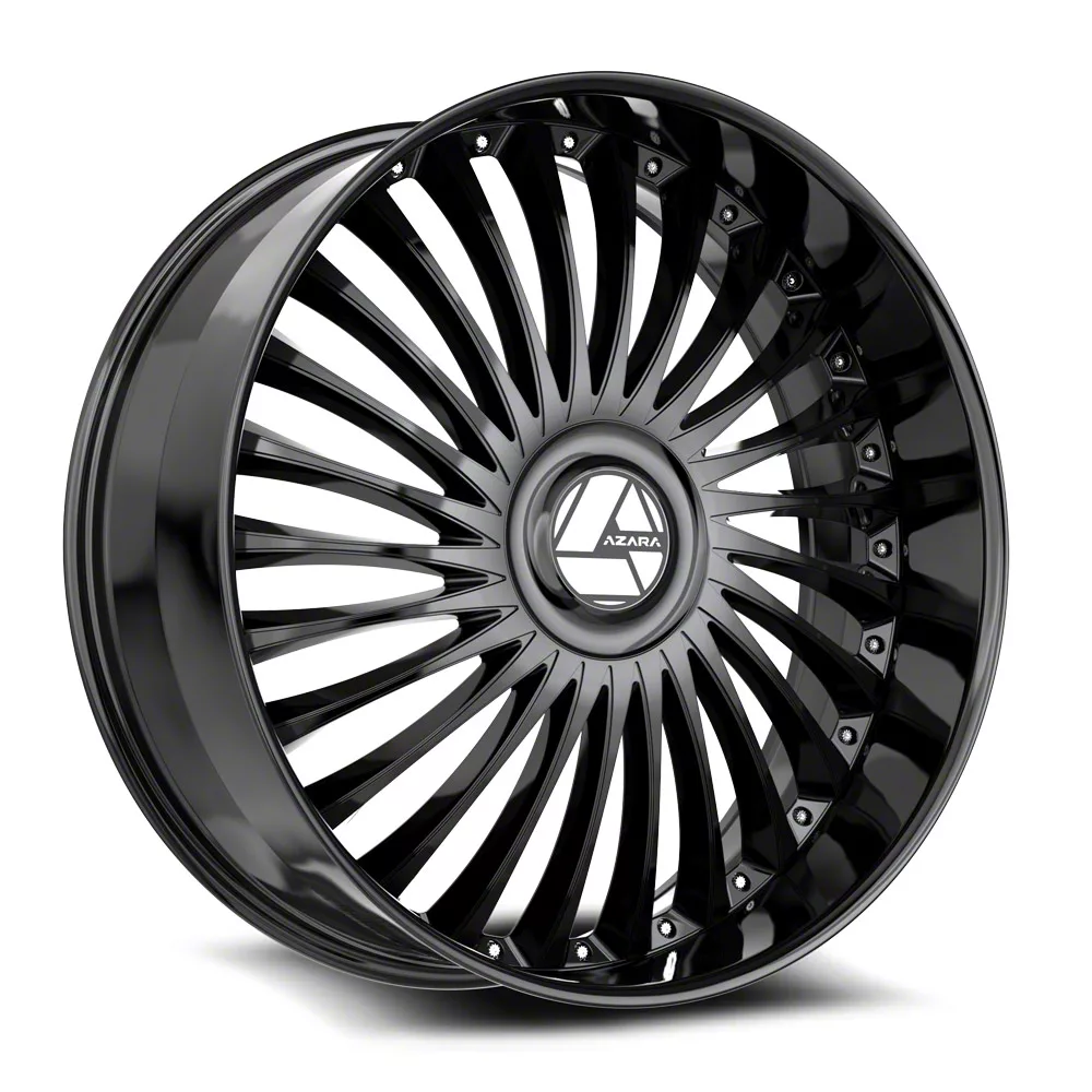 Azara Titan XD AZX-103 Gloss Black 6-Lug Wheel; 24x9; 22mm Offset AZX ...