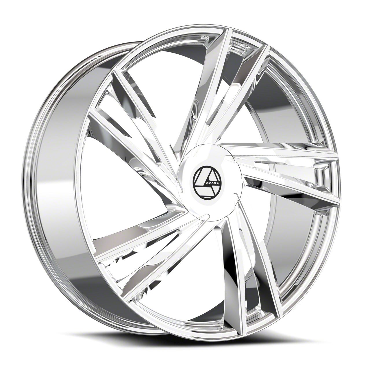 Azara Tundra AZA-529 Nano Chrome 6-Lug Wheel; 22x9.5; 22mm Offset AZA ...