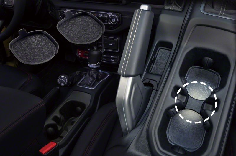 Azuto Jeep Gladiator Cup Holder Coasters MHG-046 (20-26 Jeep Gladiator ...