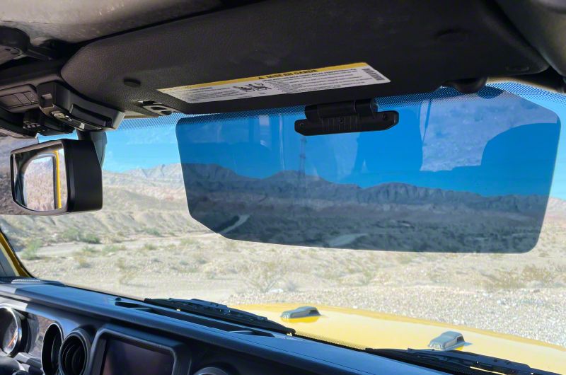 Azuto Jeep Wrangler Sun Visor; Passenger Side MHG-050R (18-26 Jeep ...