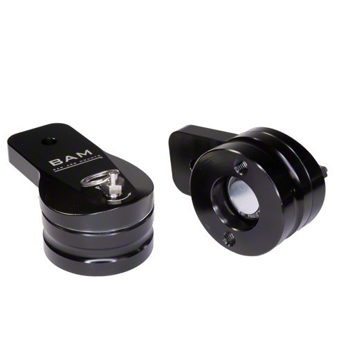 Bad Ass Mounts Jeep Gladiator 360-Degree Swivel Light Mounts; Blackout ...