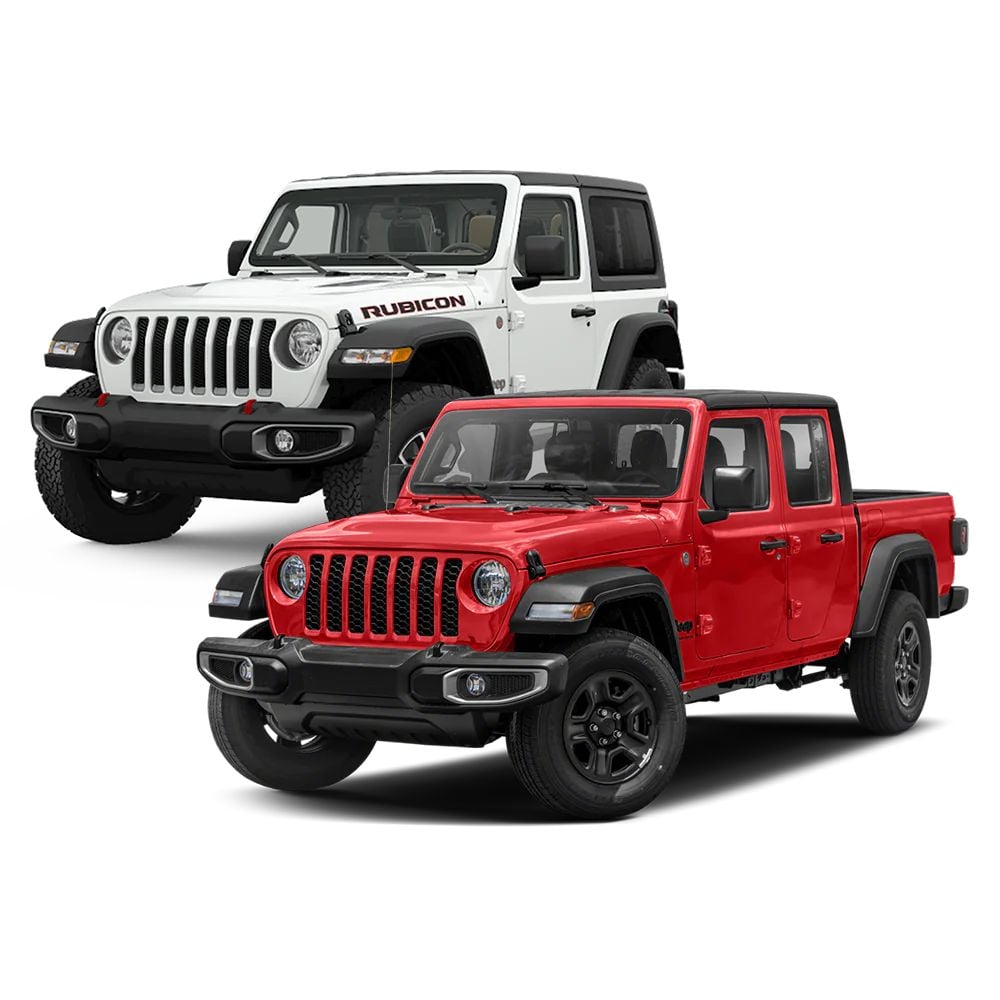 Bad Ass Mounts Jeep Gladiator A-Pillar/Ditch Light Mounts BAM-JEEP-JL ...