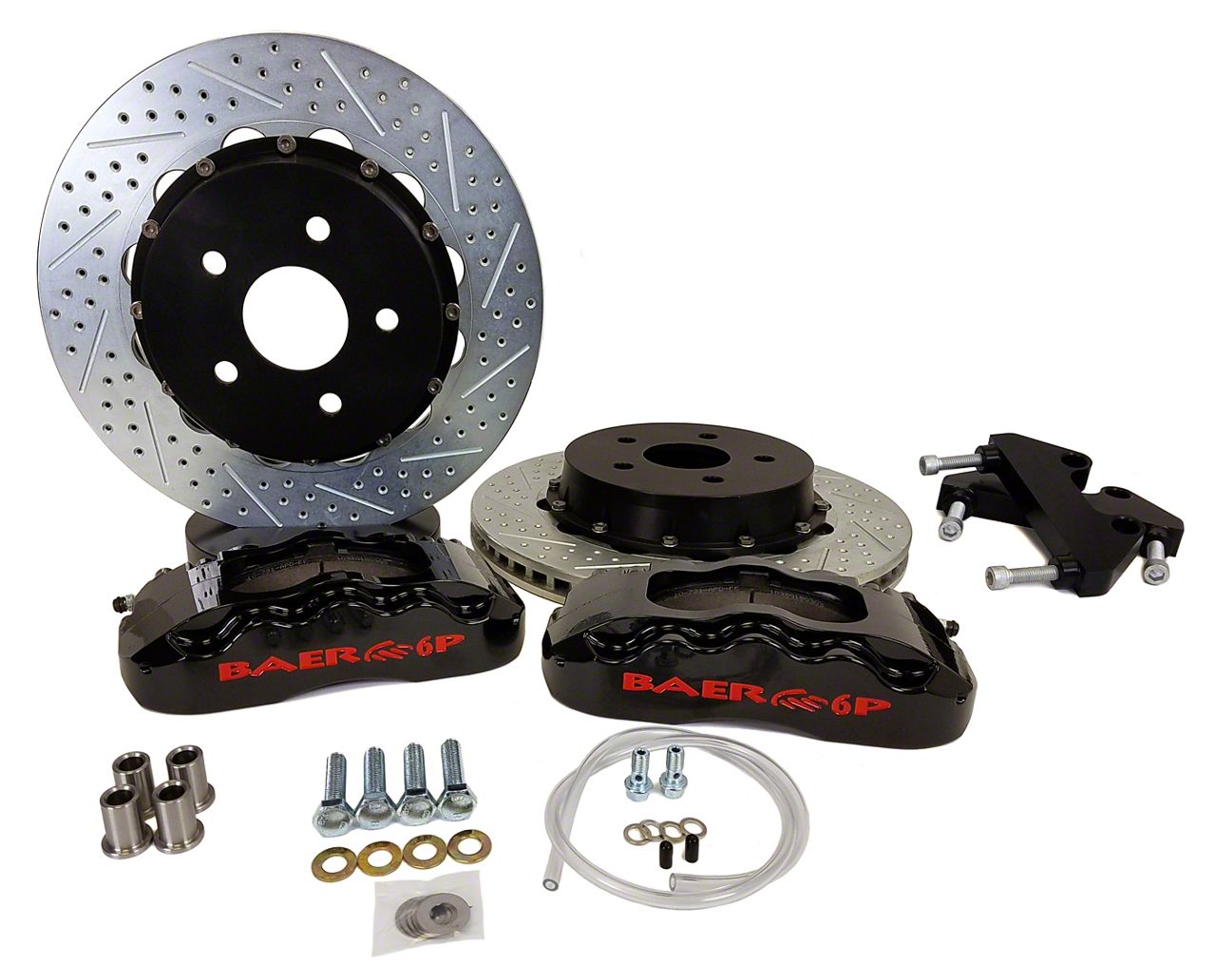 Baer Jeep Gladiator Pro+ Rear Big Brake Kit with 14-Inch Rotors; Black ...