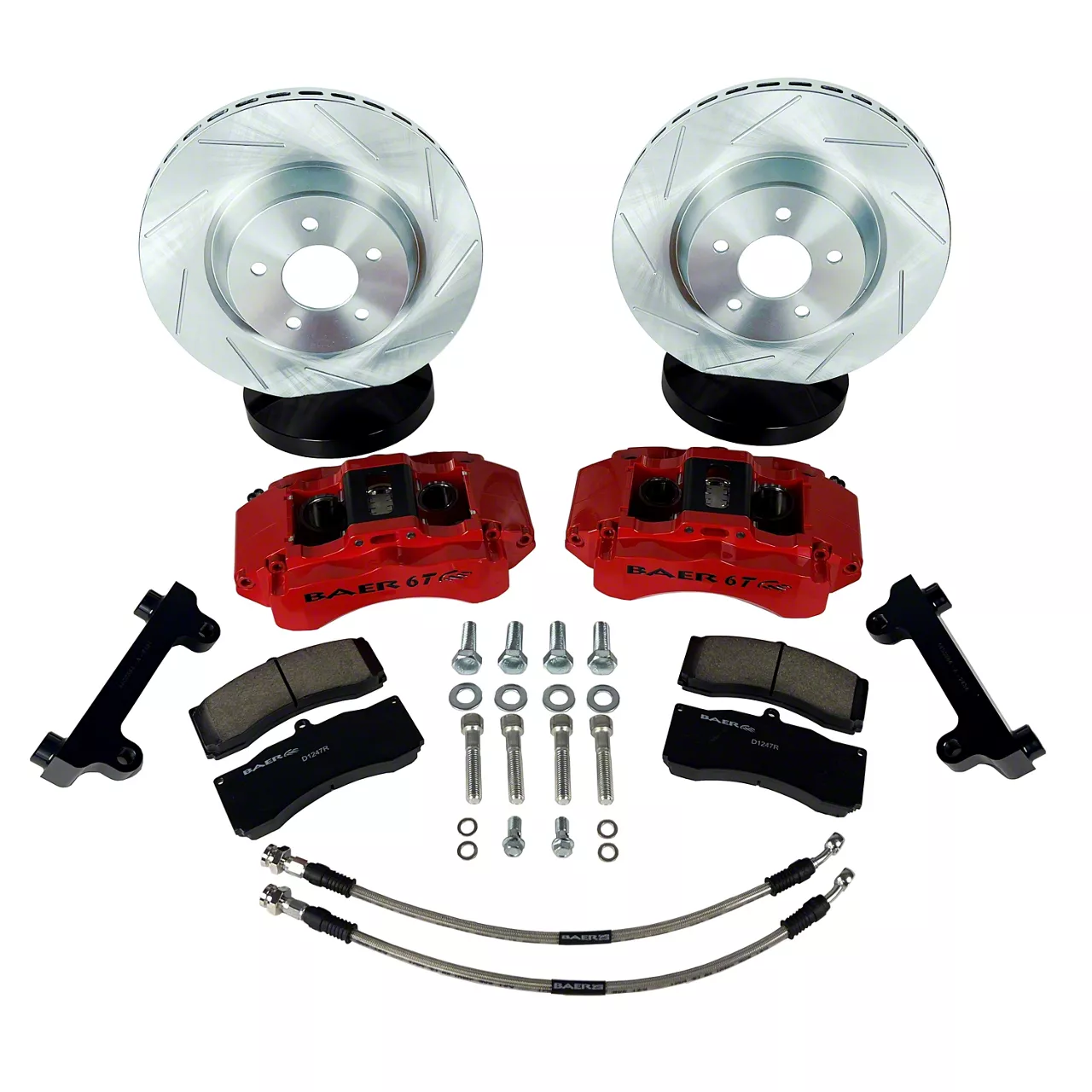 Baer Jeep Wrangler 6T Front Big Brake Kit with 13.50-Inch Rotors ...