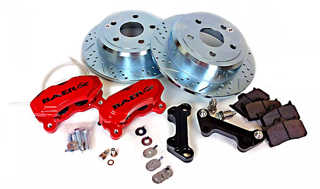 Baer Jeep Wrangler SS4 Rear Big Brake Kit with 13-Inch Rotors; Hugger ...